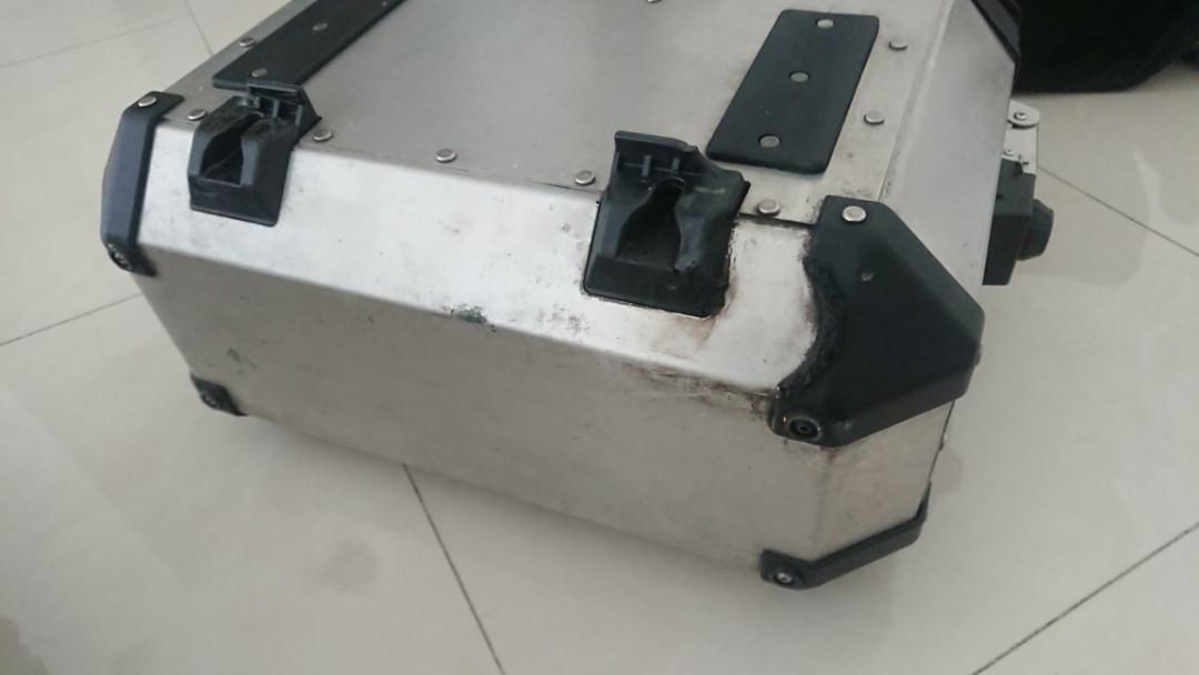 Kappa 37l side pannier aluminium box, Motorcycles, Motorcycle ...