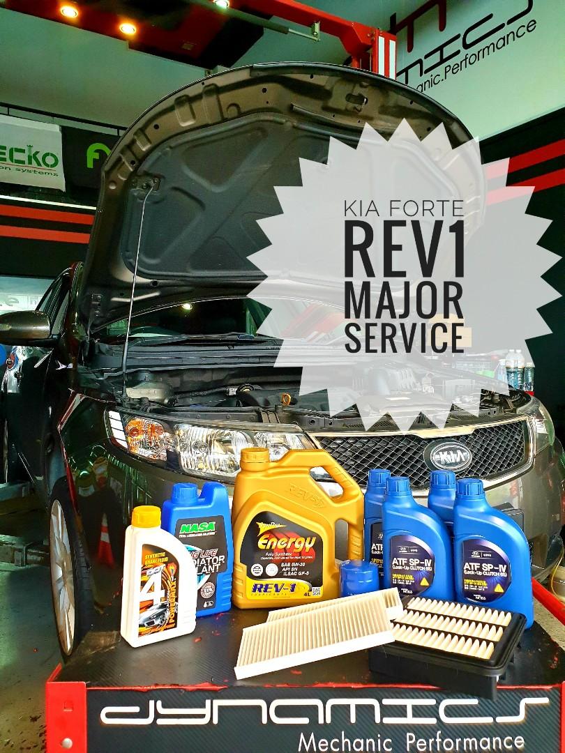KIA Koup/Forte/Rio/K3: REV1 x4 Times Service Package Membership, Car ...