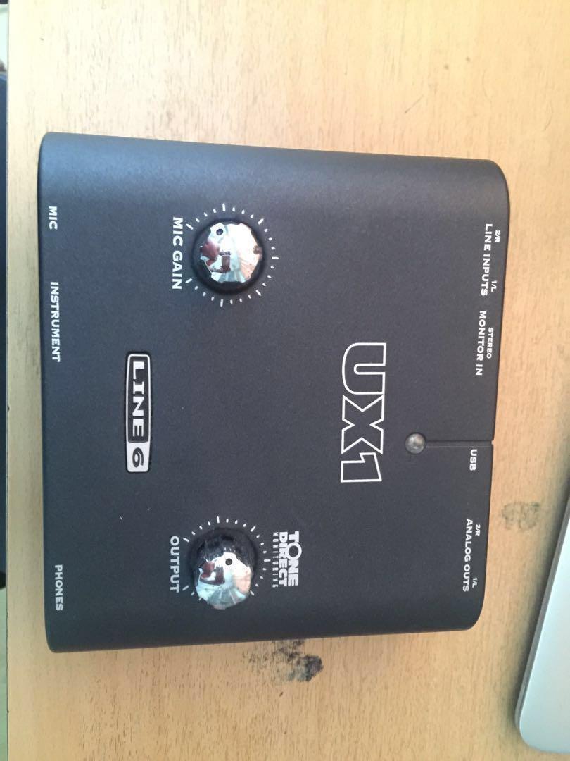 Line 6 UX1 audio interface , Computers & Tech, Parts & Accessories ...