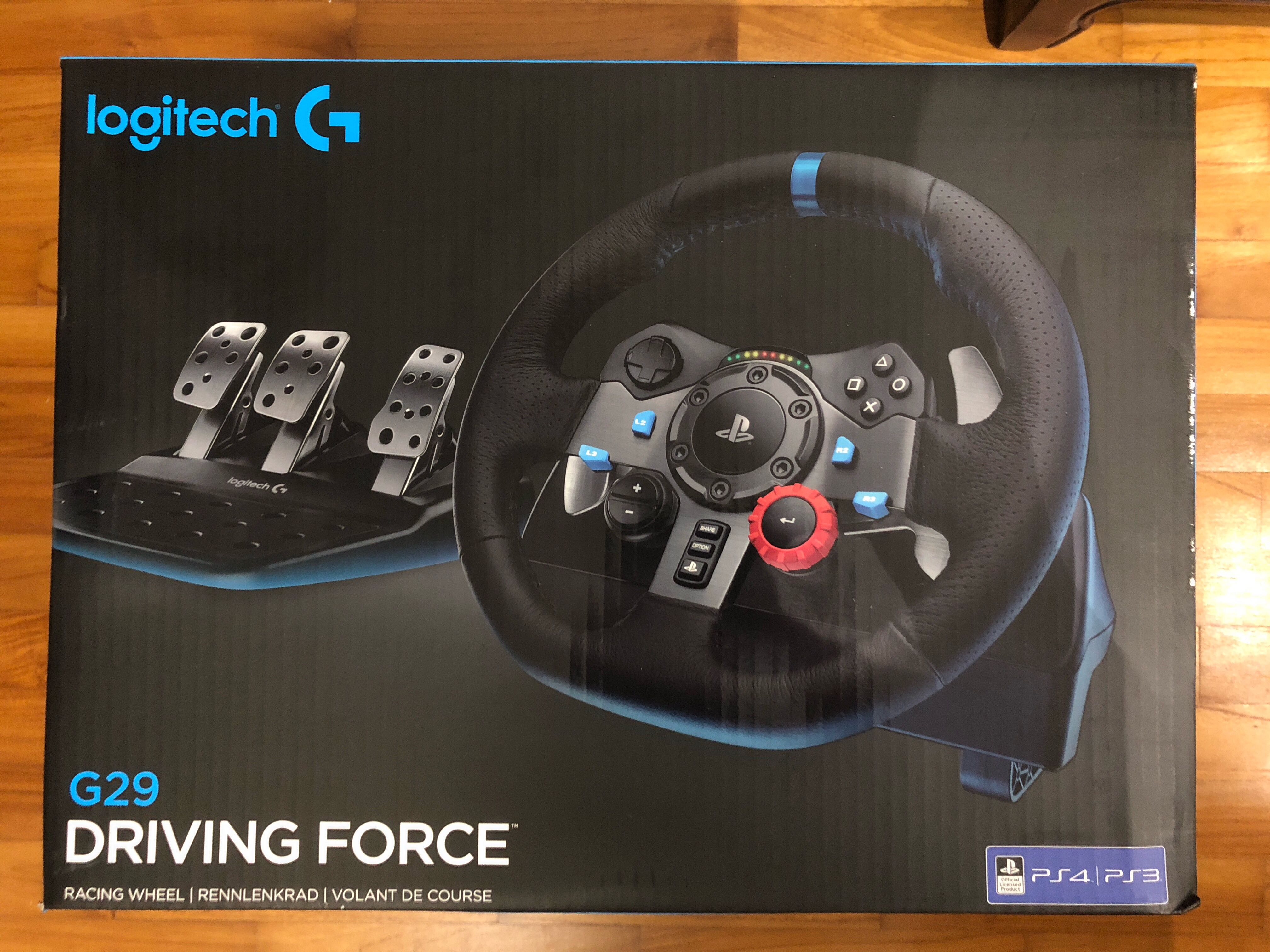 Logitech G29 Racing Wheel + Shifter, Toys & Games, Video Gaming, Gaming ...