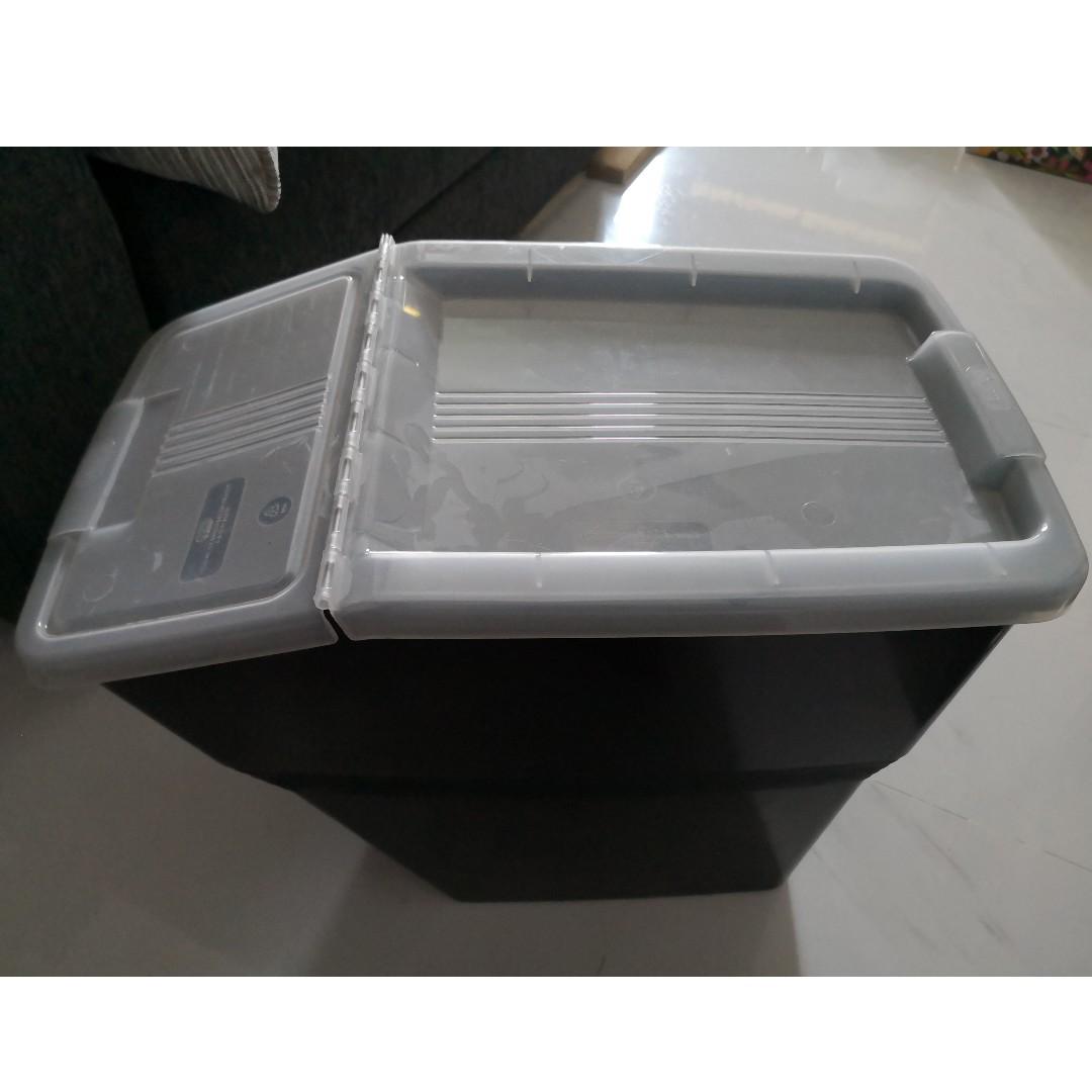 Made in the USA Industrial Grade Stackable Bins with Stainless Steel ...