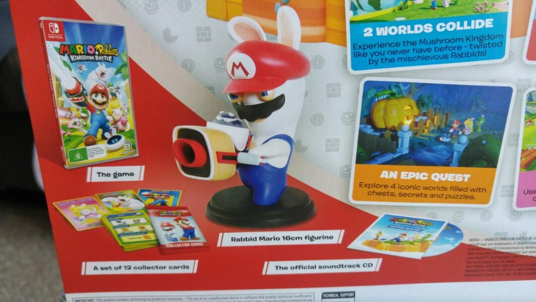 Mario + Rabbids Kingdom Battle Collector's Edition Figure only, Hobbies ...