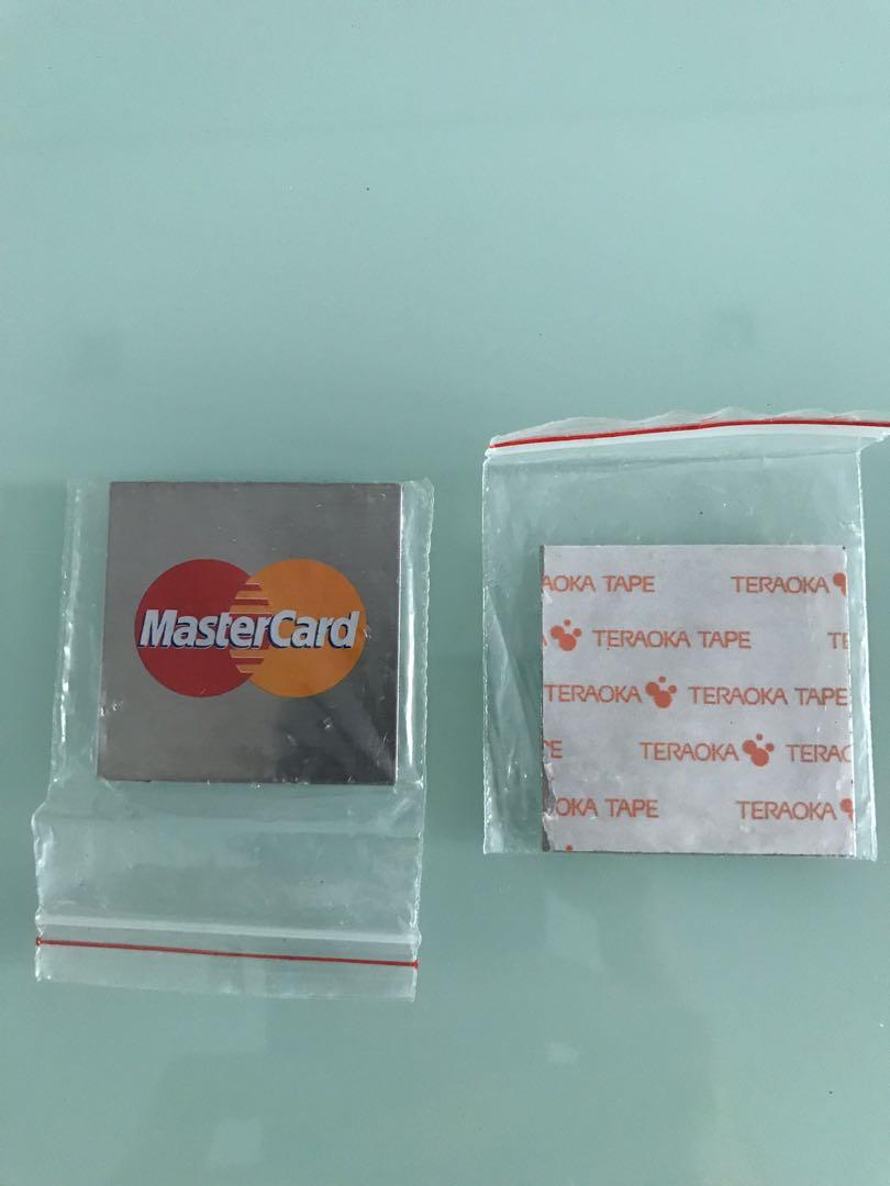 MasterCard Metal Plate Stickers, 其他, 其他 - Carousell