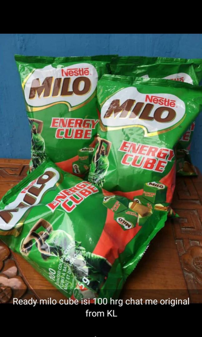 Milo Energy Cube, Makanan & Minuman, Makanan Instan di Carousell