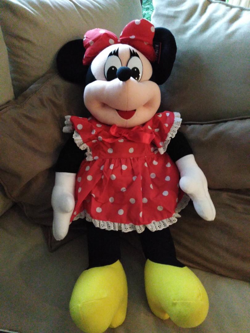 Minnie Mouse Large Stuffed Toy Disney, Hobbies & Toys, Toys & Games on ...
