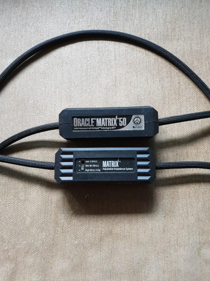 MIT Oracle Matrix 50 RCA interconnects, Audio, Other Audio Equipment on ...