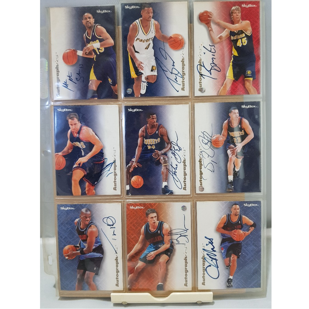 NBA Autographics - 70 Signed NBA Player Cards, Hobbies & Toys ...
