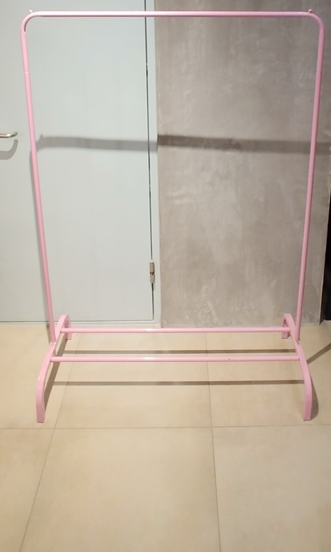 Pink Nordic clothes rack, Furniture & Home Living, Furniture, Shelves ...