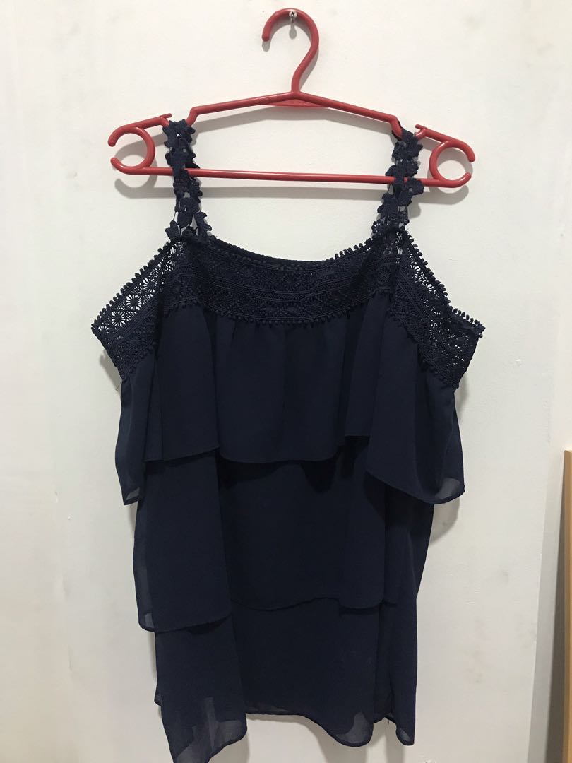 Plus Size Samlin Ladies Lacy Bakuna Top, Women's Fashion, Dresses ...