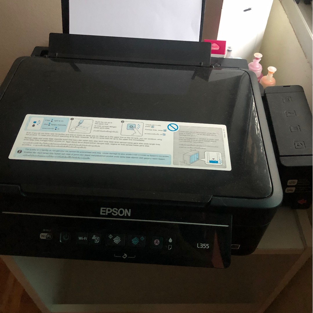 printer Epson L355, Computers & Tech, Printers, Scanners & Copiers on Carousell