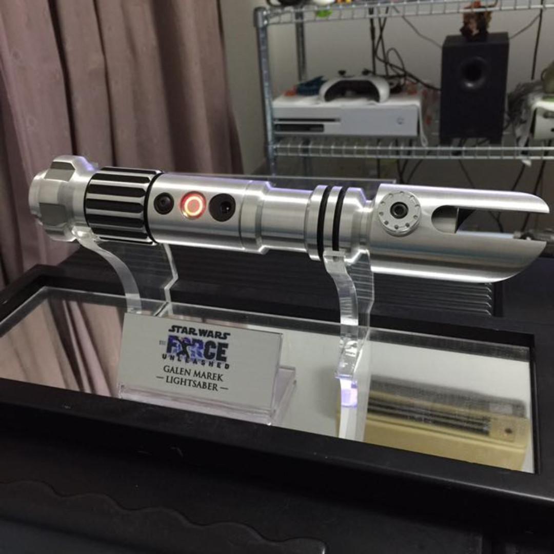 Saberforge One-of-a-kind Custom Lightsaber Legendary Dark Luke Champion ...