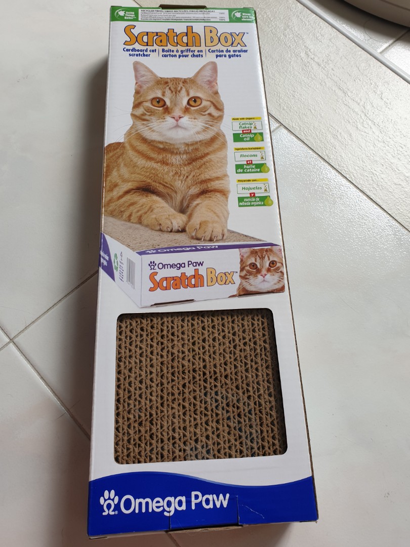 Scratch Box Cardboard, Pet Supplies, Homes & Other Pet Accessories on ...