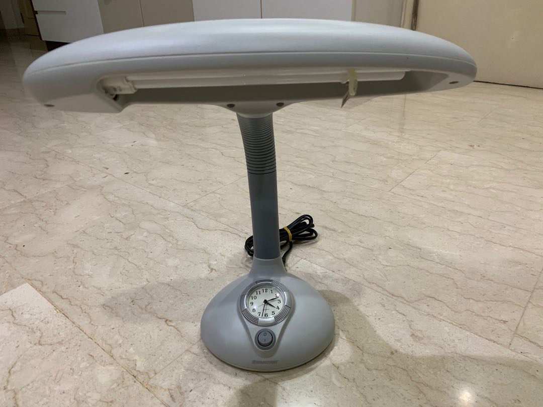 SoundTech Table Lamp with Alarm Clock, Furniture & Home Living, Home ...