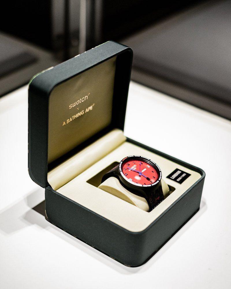 SWATCH X BAPE WATCH, BIG BOLD, LONDON, LIMITED EDITION COLLABORATION ...