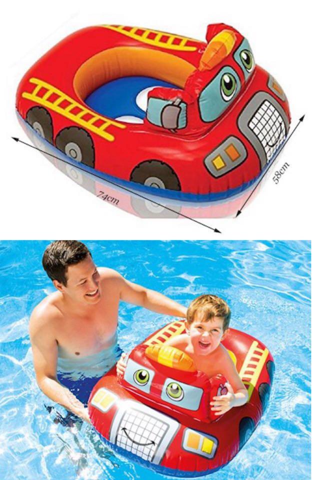 Intex Swimming Seat Float/ Fire truck Float/ Fire Engine Float ...