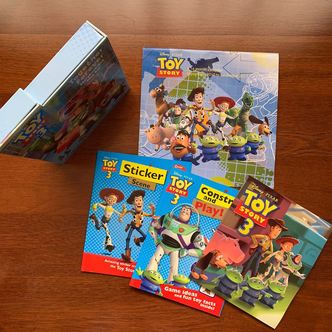 Toy Story storybook and play box & calendar, Hobbies & Toys, Books ...
