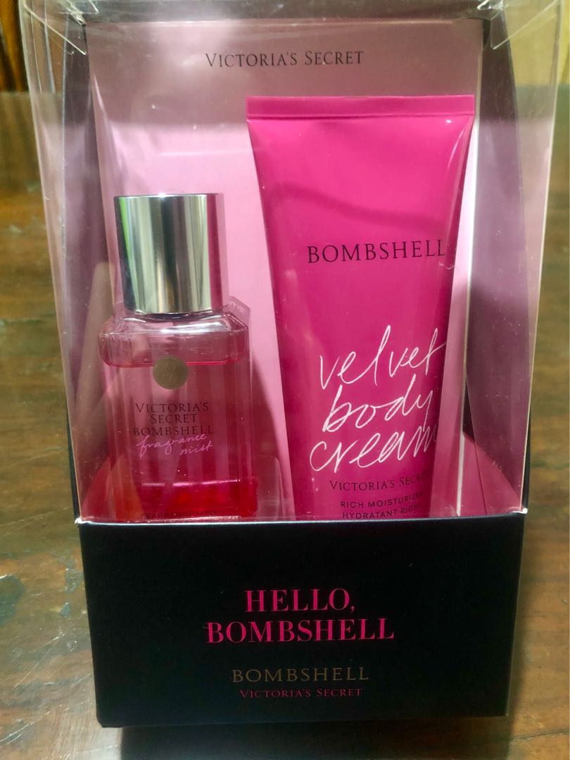 Victoria’s Secret Hello Bombshell Mist and Moisturizer Set, Beauty ...