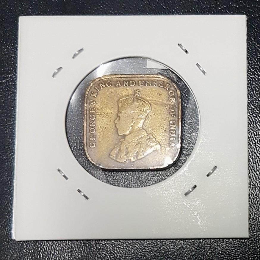 1919 STRAITS SETTLEMENTS 1 CENT COIN ( GEORGE V KING AND EMPEROR OF ...