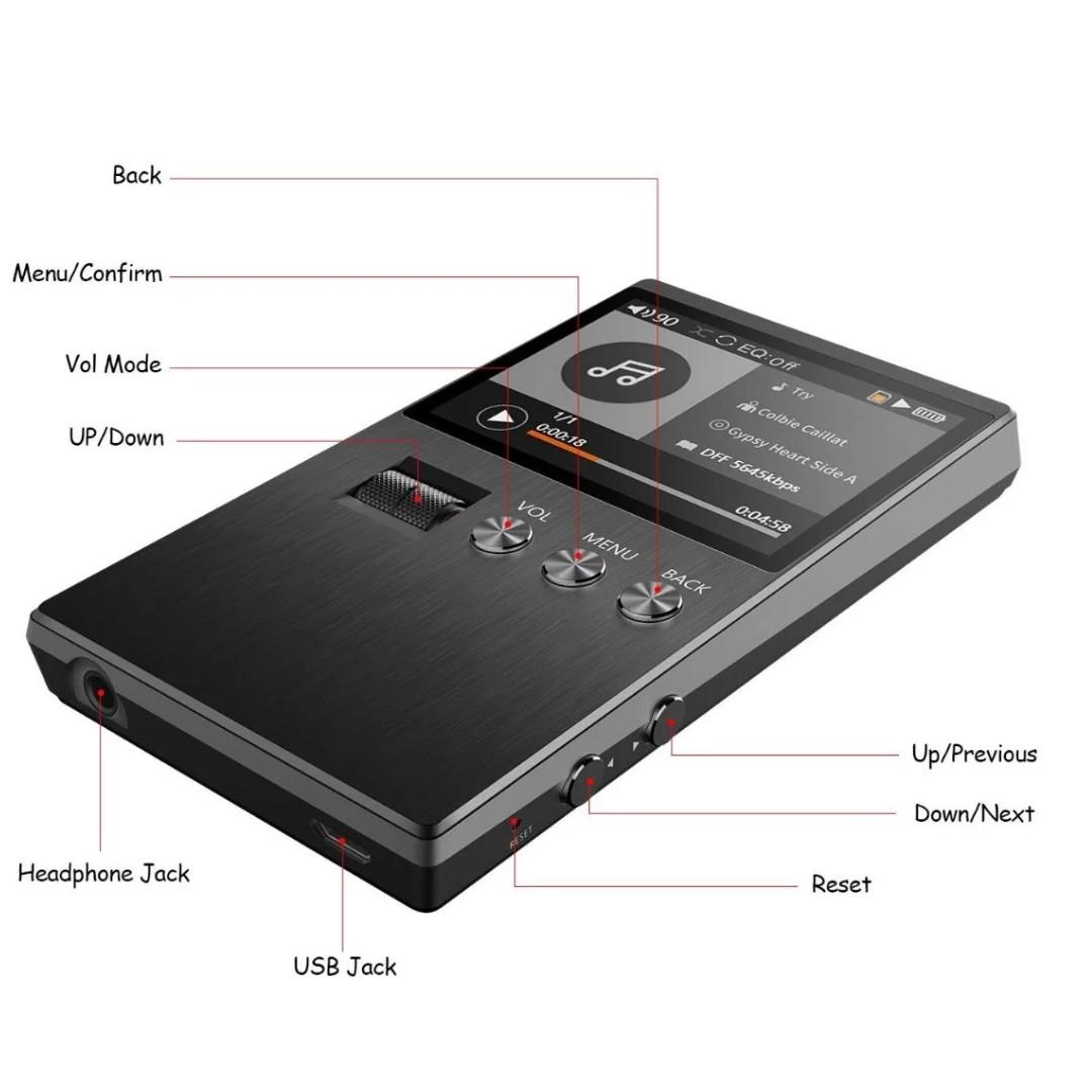 #197 Lossless MP3 Player, HiFi Audio Player, Bassplay P5000 DAP Hi Res ...