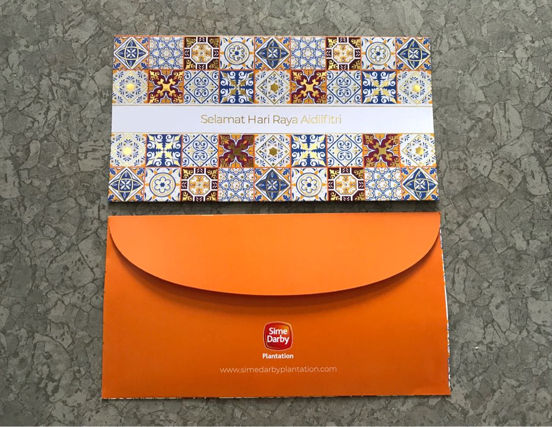 2pcs Sime Darby Plantation 2019 raya packet / sampul raya sdr, Hobbies ...