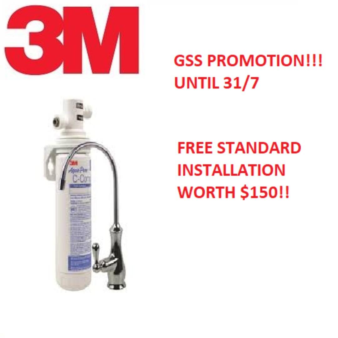 3M AP Easy Complete Water Under-Sink Filtration System with Drinking ...