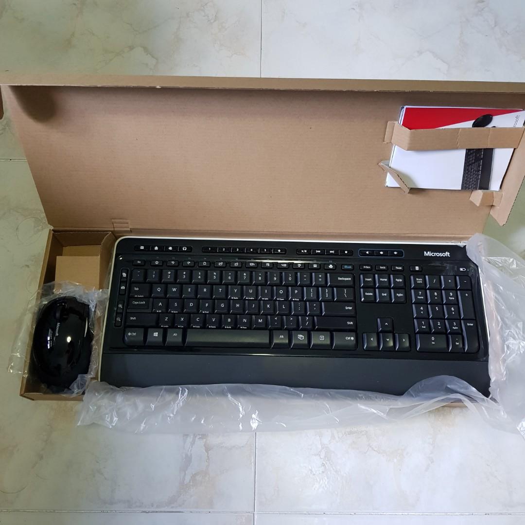 $99 Microsoft Wireless Keyboard and Mouse 3000, Computers & Tech, Parts ...
