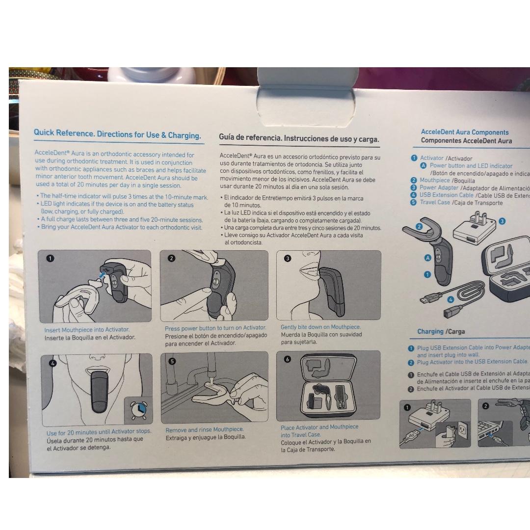 Acceledent Aura - Invisalign Enhancer, Beauty & Personal Care, Face ...