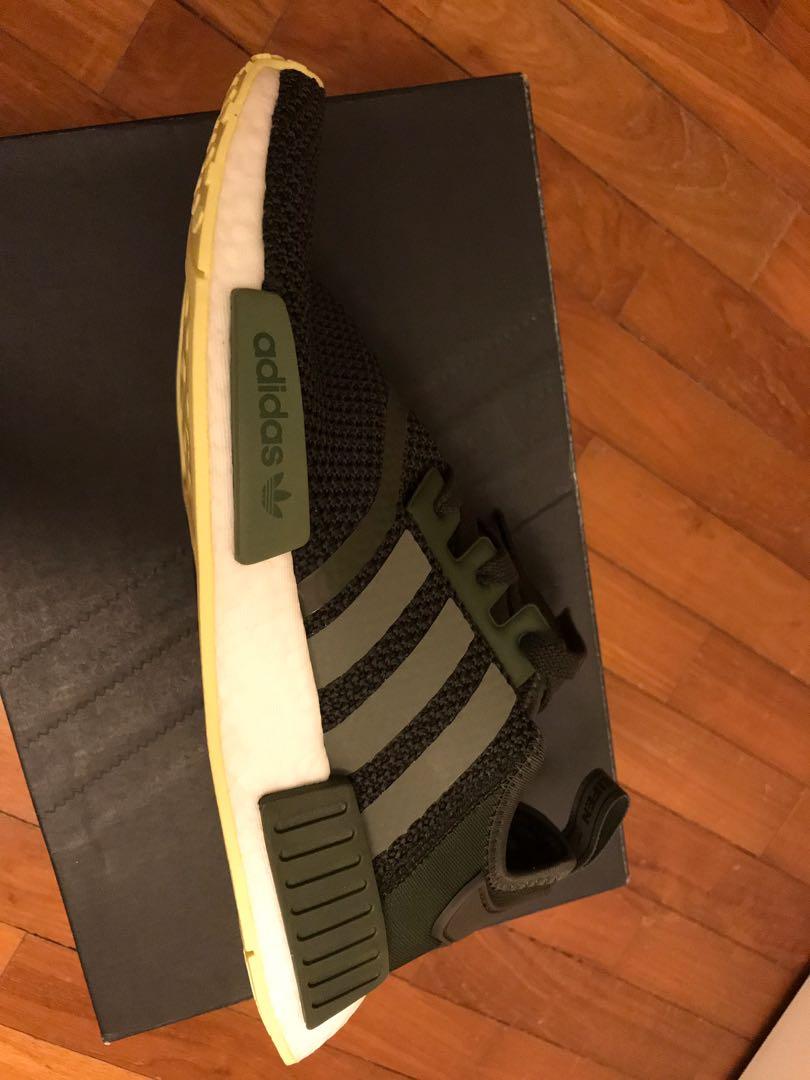 Adidas NMD R1 Cargo/Army Green, Men's Fashion, Footwear, Sneakers on ...