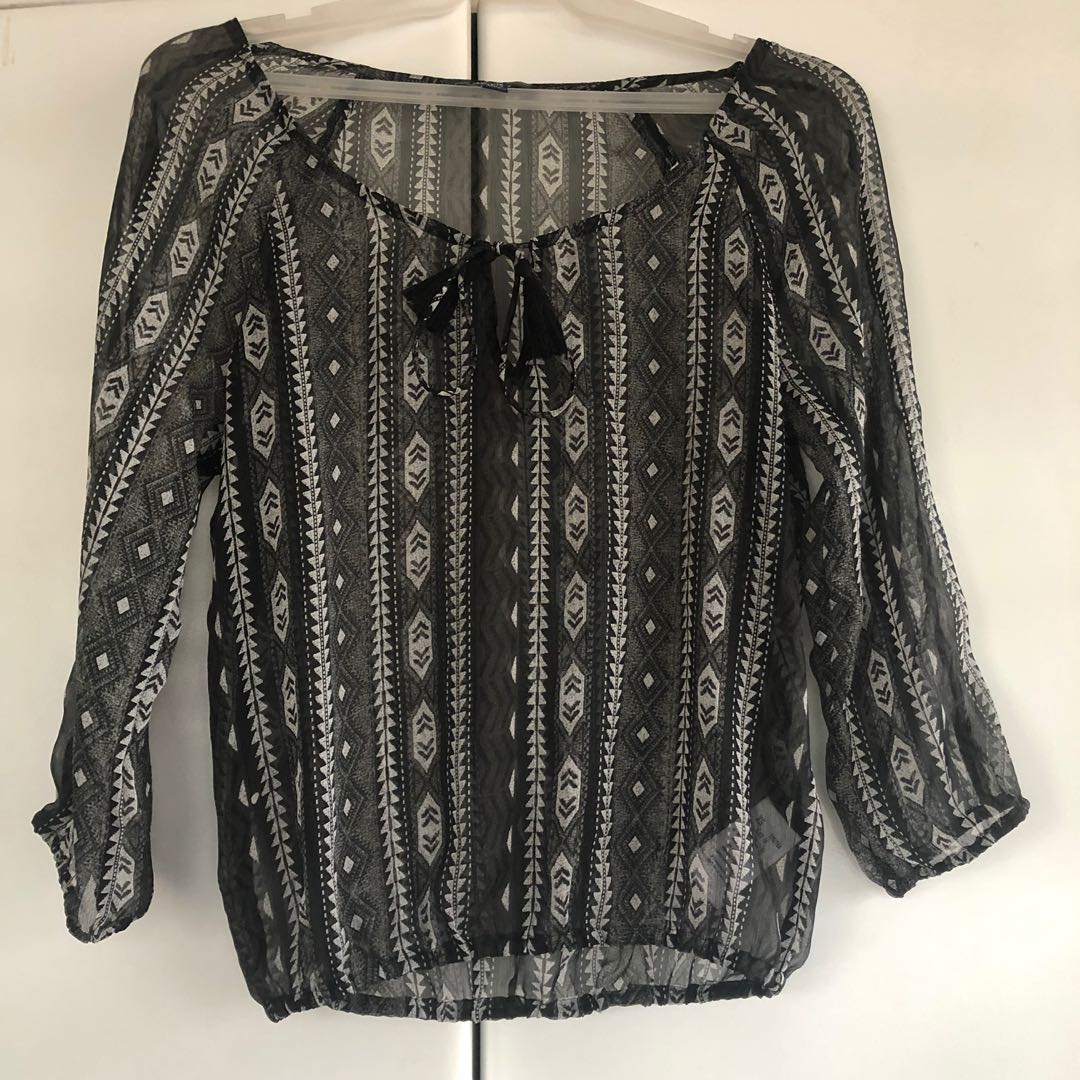 American Eagle Translucent Top, Women's Fashion, Tops, Others Tops on ...
