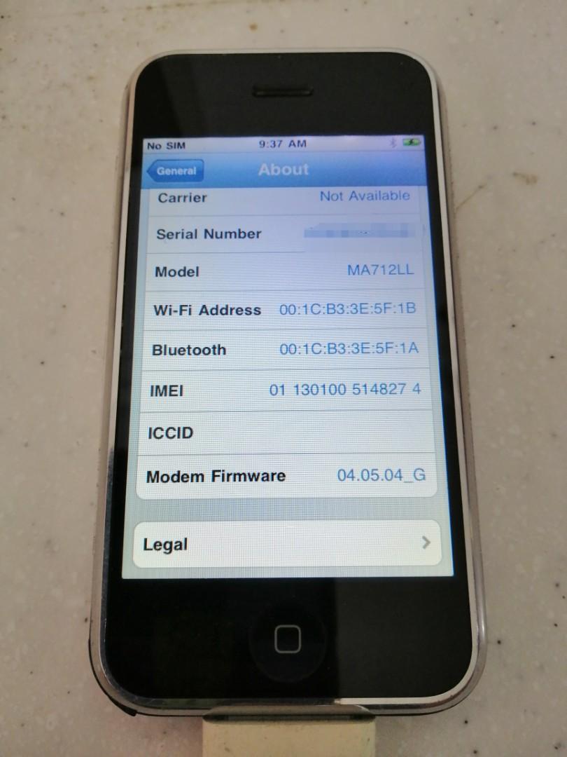 Apple Iphone 1gen 8GB, Mobile Phones & Gadgets, Mobile Phones, iPhone ...