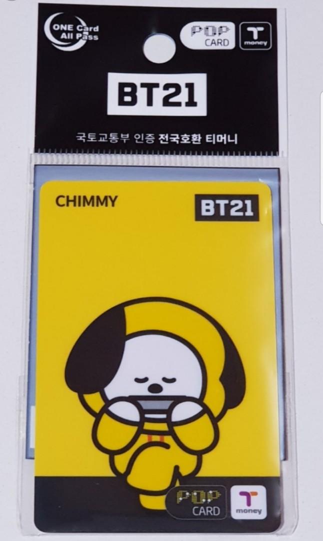 [BT21 Official Product] Limited Edition BT21 T-Money Card, Everything ...