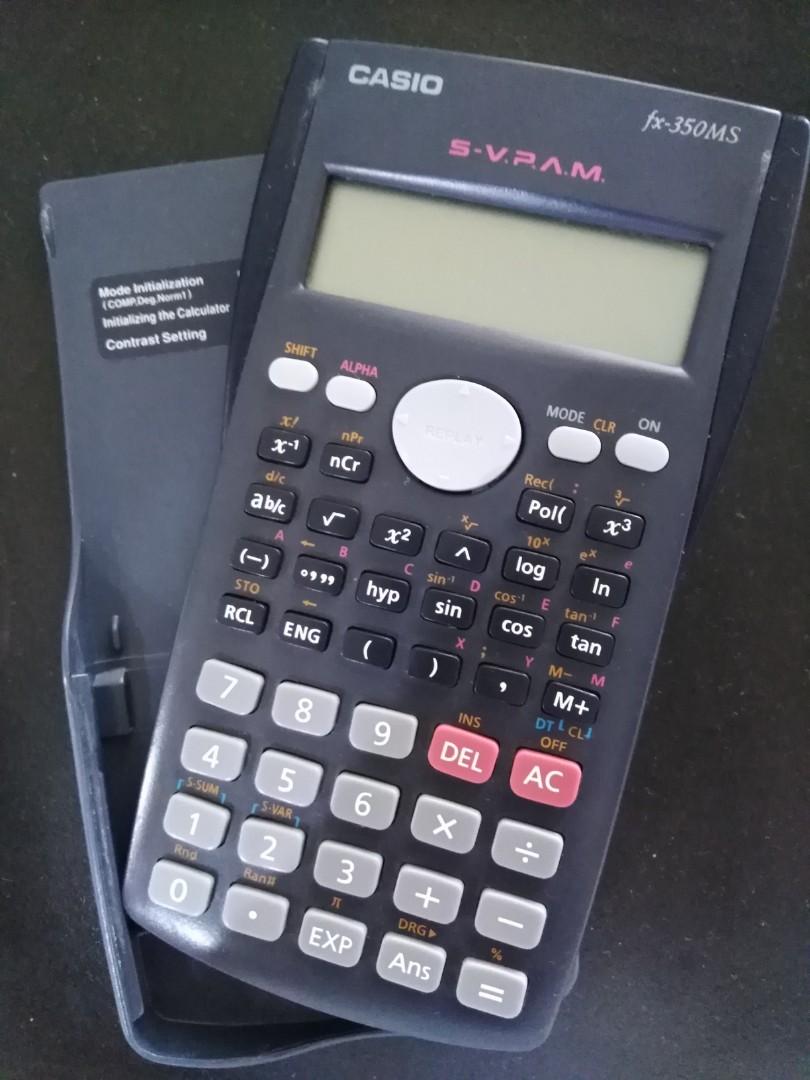Casio Scientific Calculator (fx-350MS), Computers & Tech, Office ...
