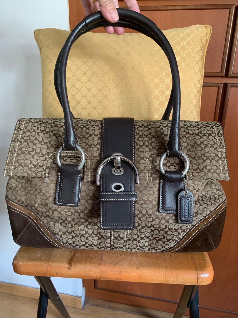 Coach Handbag, Women's Fashion, Bags & Wallets, Tote Bags on Carousell