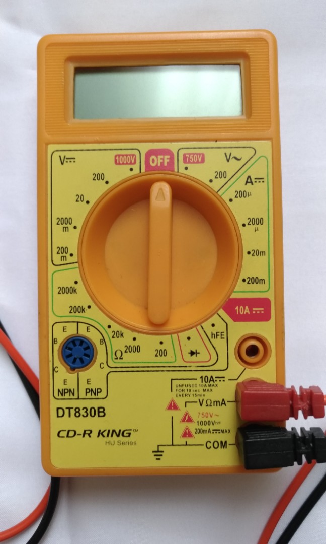 DT830B Digital Multimeter, Audio, Other Audio Equipment on Carousell