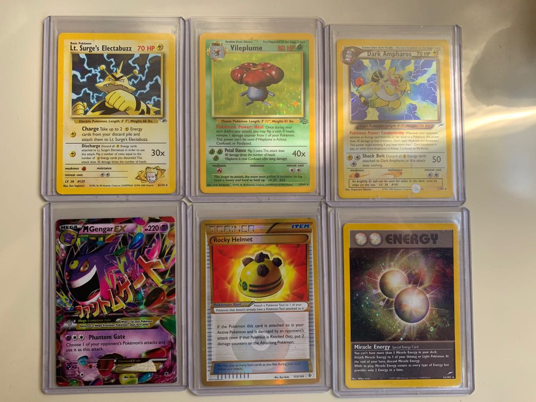 English pokemon card set, Toys & Games, Board Games & Cards on Carousell