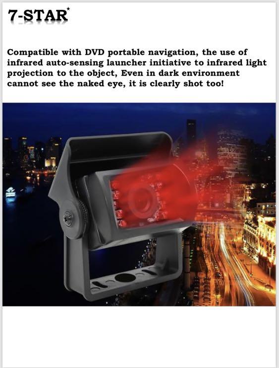 Reverse 12-24V Lorry, Truck, Excavator, Van, Crane, Bus, Trailer, Car ...