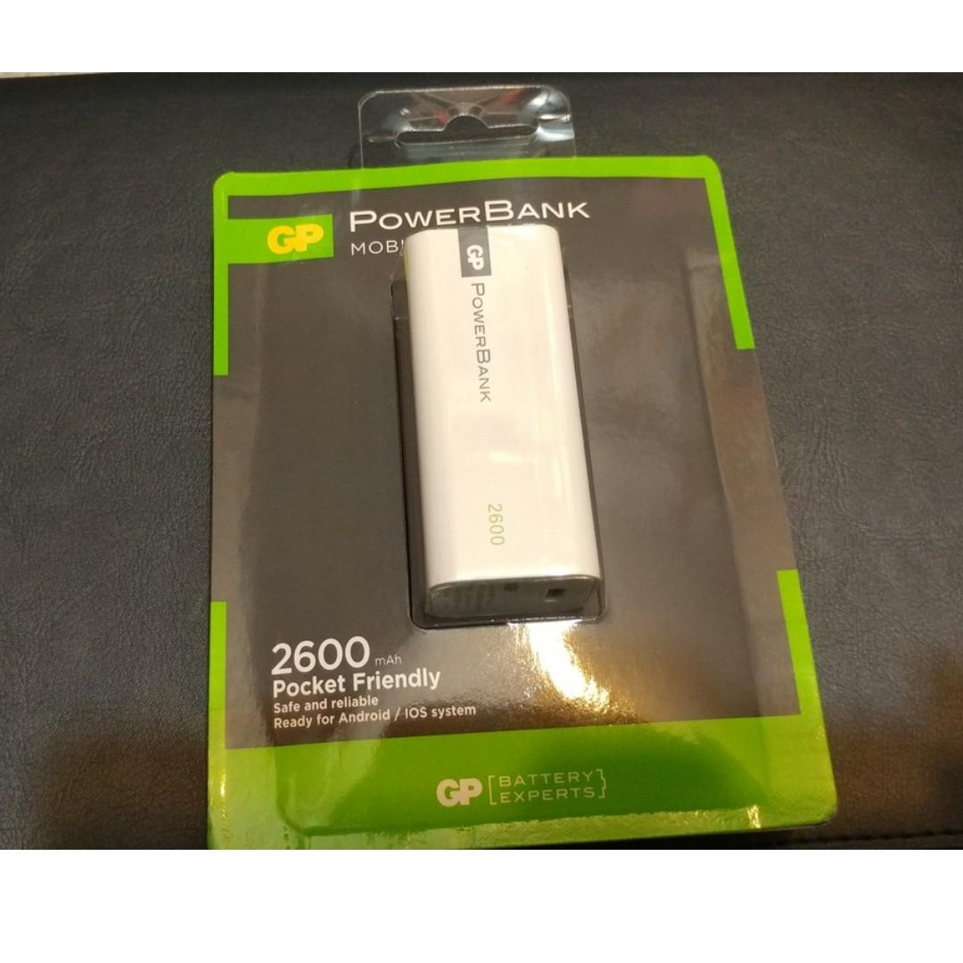 GP Power Bank 2600mah, 手提電話, 電話及其他裝置配件, 電池及充電器 - Carousell