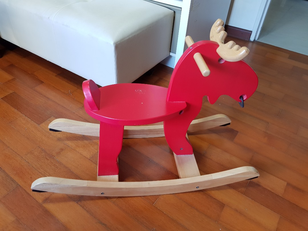 Ikea Rocking Moose, Babies & Kids, Baby Nursery & Kids Furniture, Kids ...