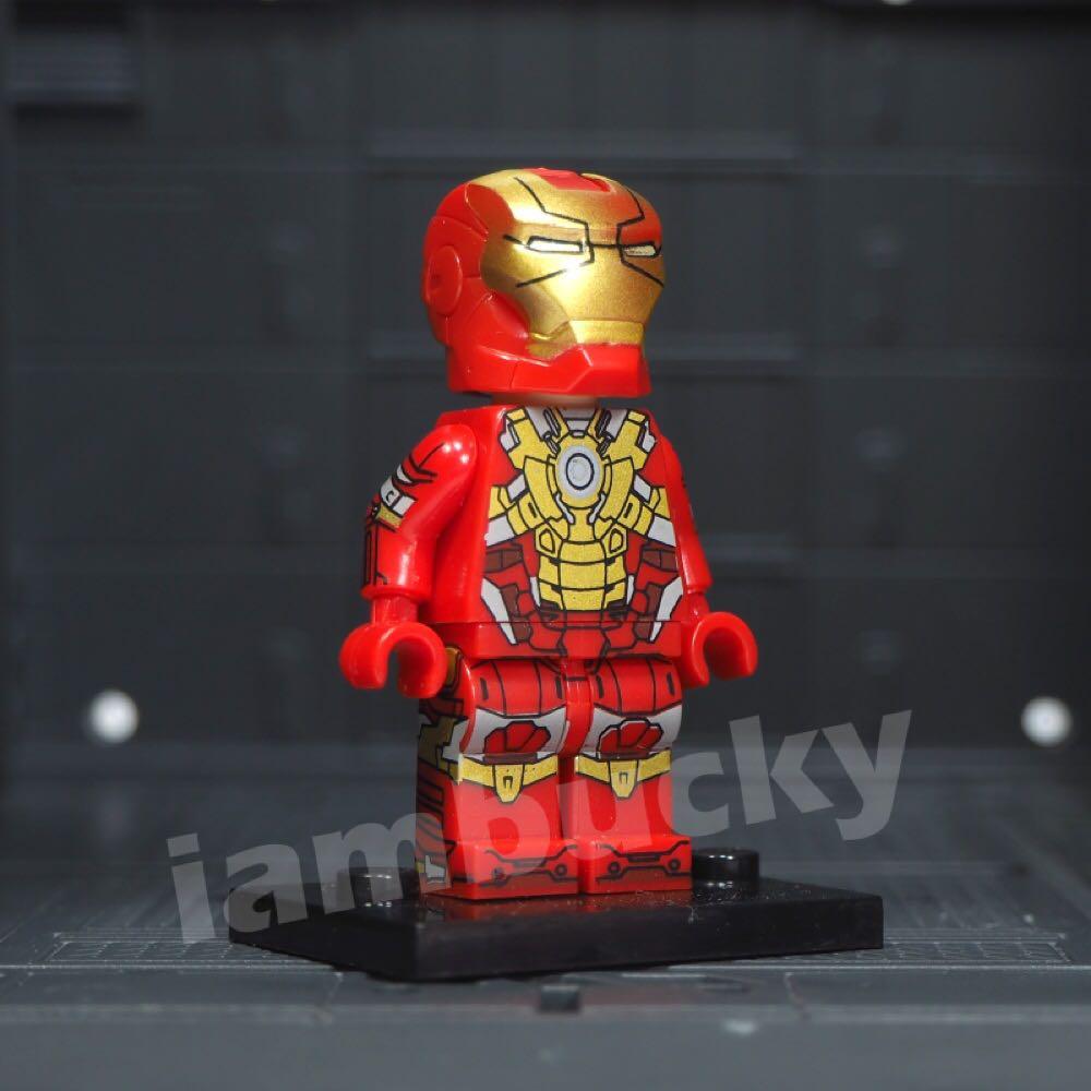Iron Man mark 17 minifigure 第三方人仔, 興趣及遊戲, 玩具 & 遊戲類 - Carousell