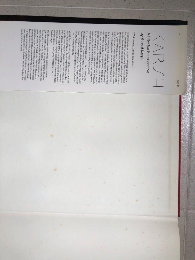 Karsh 50 Years Retrospective, Hobbies & Toys, Books & Magazines ...