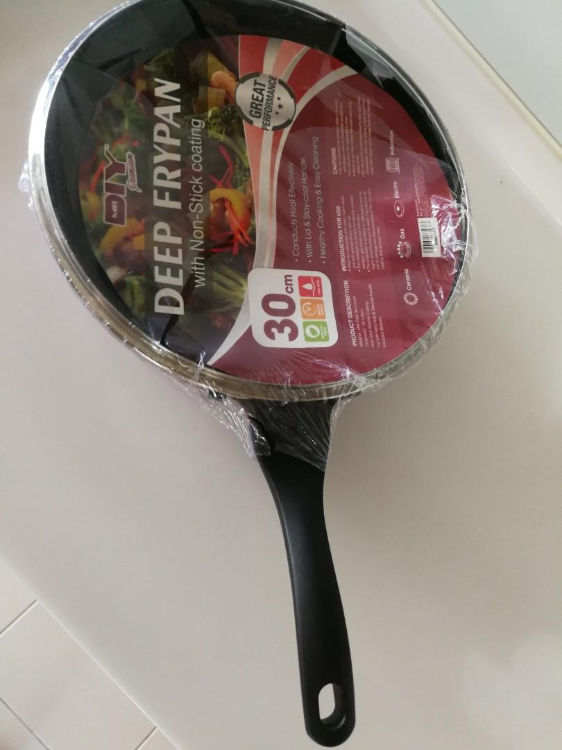 MR.DIY Premium Wok Pan 30cm, Furniture & Home Living, Kitchenware ...