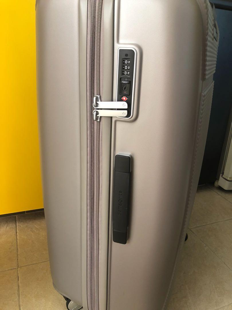 NEW Authentic Samsonite Enwrap Spinner 75/28 matte latte, Hobbies ...