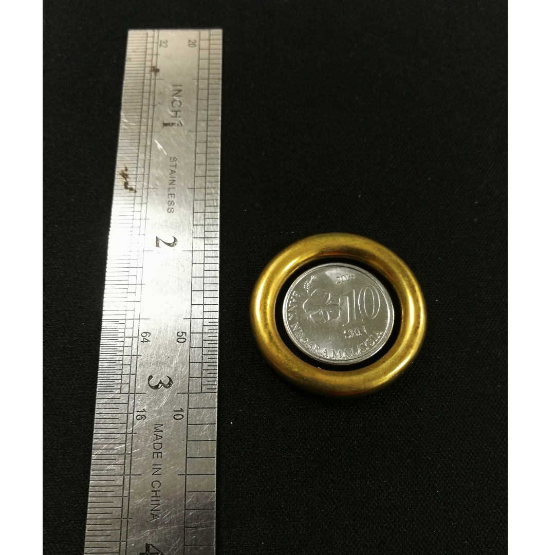 New item ring type solid brass clip, Hobbies & Toys, Stationery & Craft ...