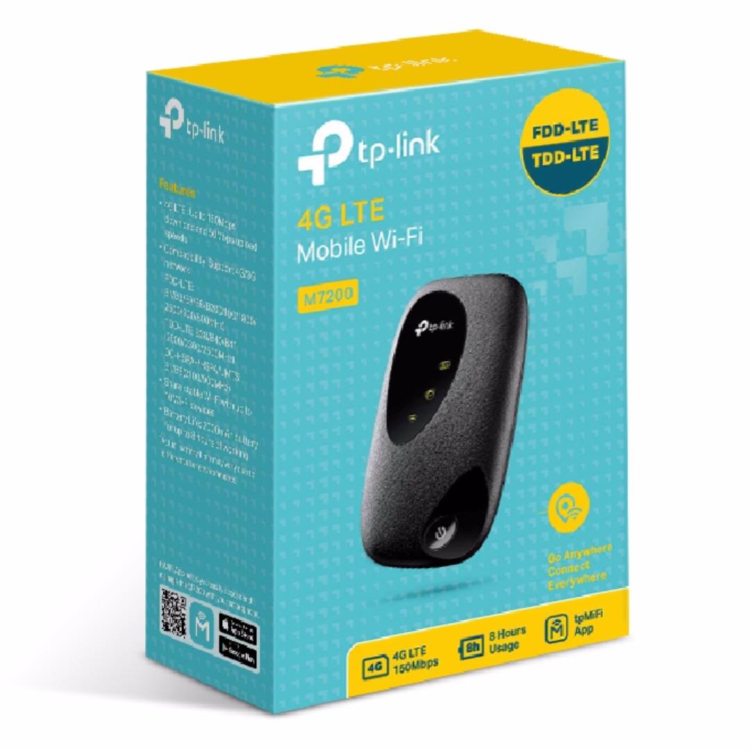 NEW TP-Link 4G LTE Mobile Wi-Fi M7200 Portable 150Mbps Wireless ...