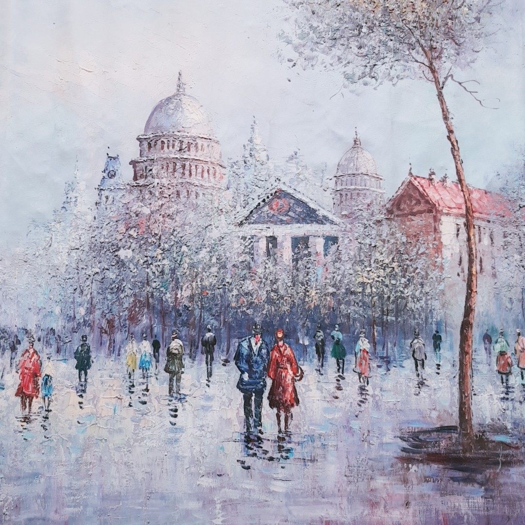 P.sanchez Oil Painting, Hobbies & Toys, Stationery & Craft, Art ...