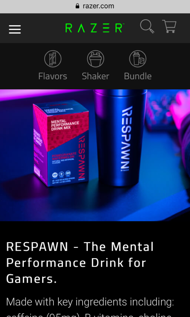Razer respawn, Health & Nutrition, Health Supplements, Sports & Fitness ...