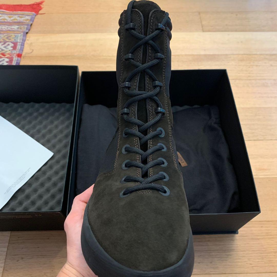 Yeezy Season 3 Military Boot Onyx Shade, Men's Fashion, Footwear, Boots ...