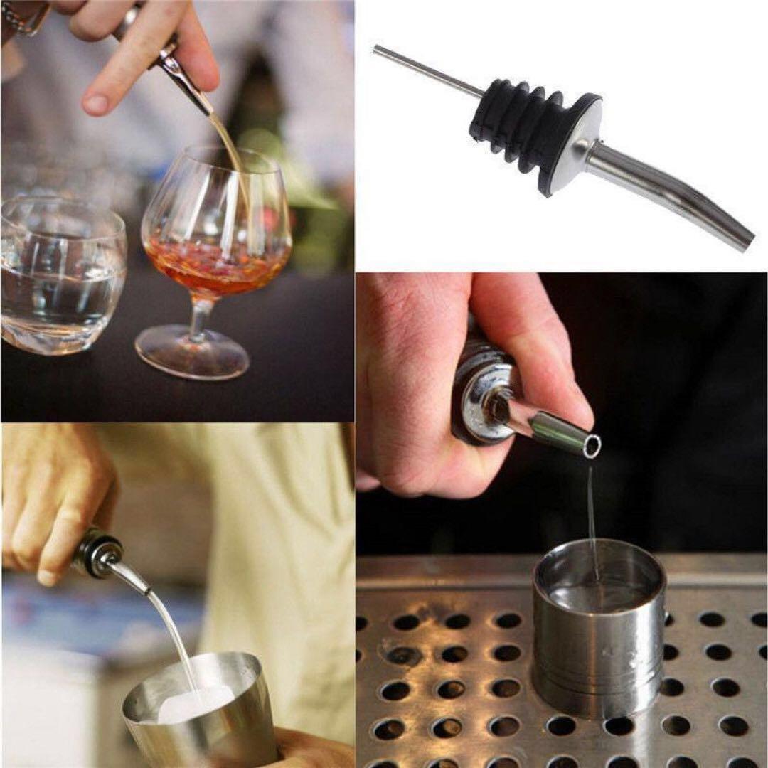D. Stainless Steel Liquor Spirit Wine Bottle Pour Flow Dispenser Pourer ...