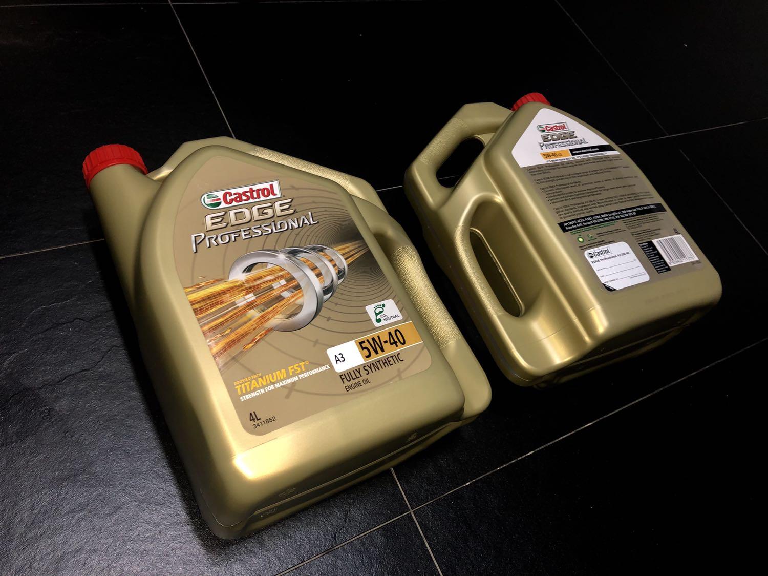 AUDI Volkswagen 1.4T FSI MK5 MK6 JETTA GOLF CASTROL EDGE PROFESSIONAL ...