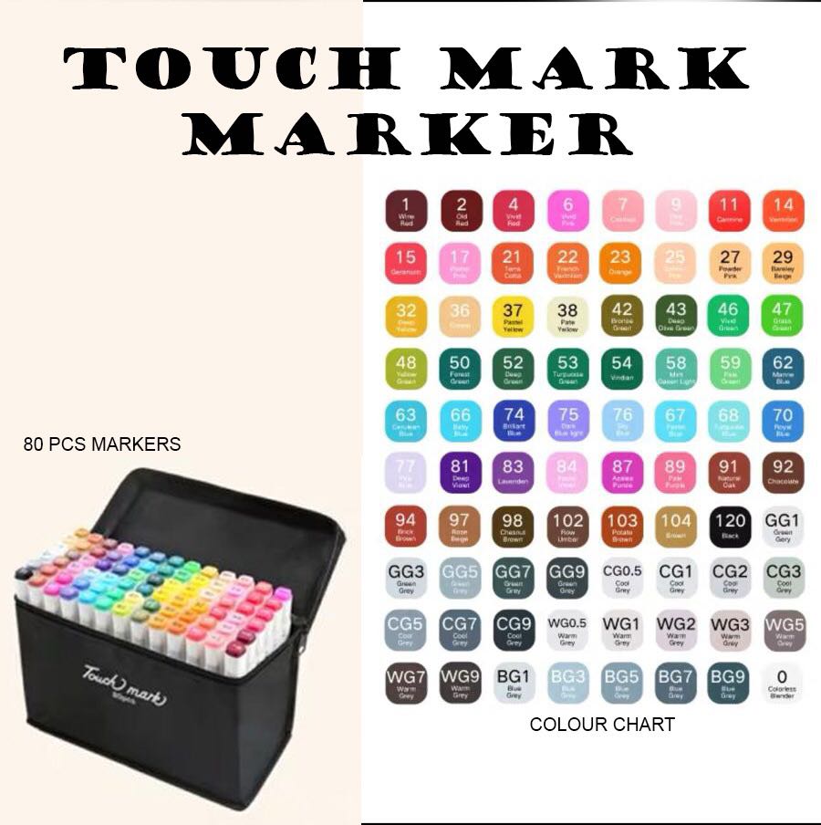 BRAND NEW TOUCH MARKERS, Hobbies & Toys, Stationery & Craft, Other ...